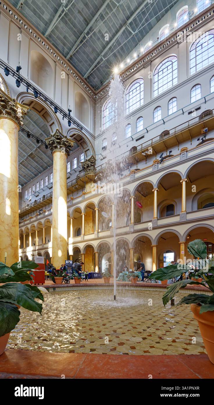 National Building Museum interior during The Big Build event (19 ...