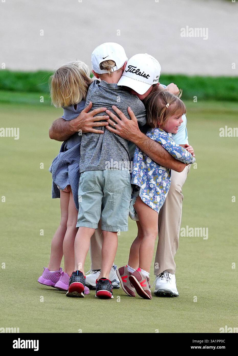 ORLANDO, FL - MARCH 09: From left to right PGA golfer Russell Henley ...
