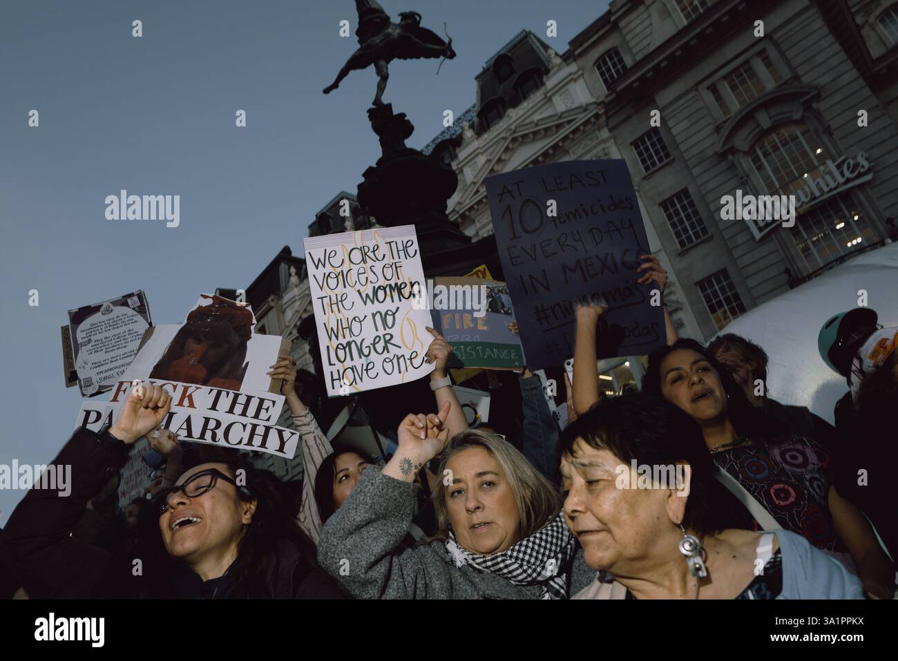 London, UK. 08th Mar, 2025. Activists gather at Gandalf's Corners in ...