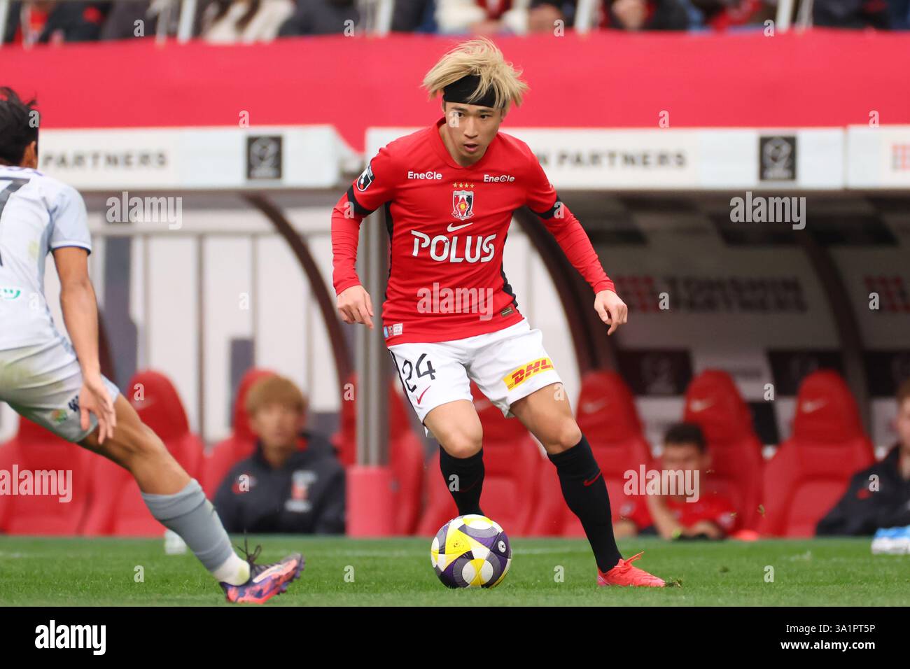 Saitama, Japan. 8th Mar, 2025. Yusuke Matsuo (Reds) Football/Soccer ...