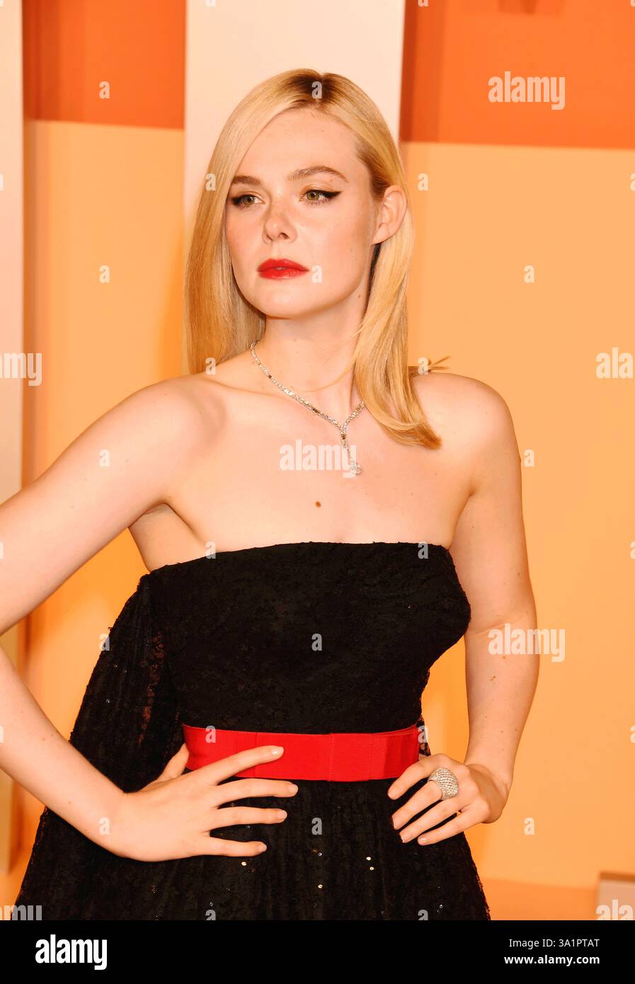 BEVERLY HILLS, CALIFORNIA - MARCH 02: Elle Fanning attends the 2025 ...