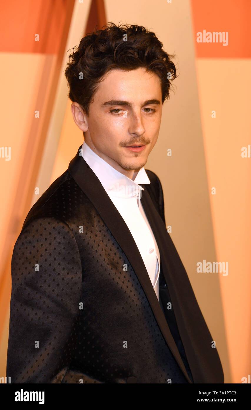 BEVERLY HILLS, CALIFORNIA - MARCH 02: Timothée Chalamet attends the ...