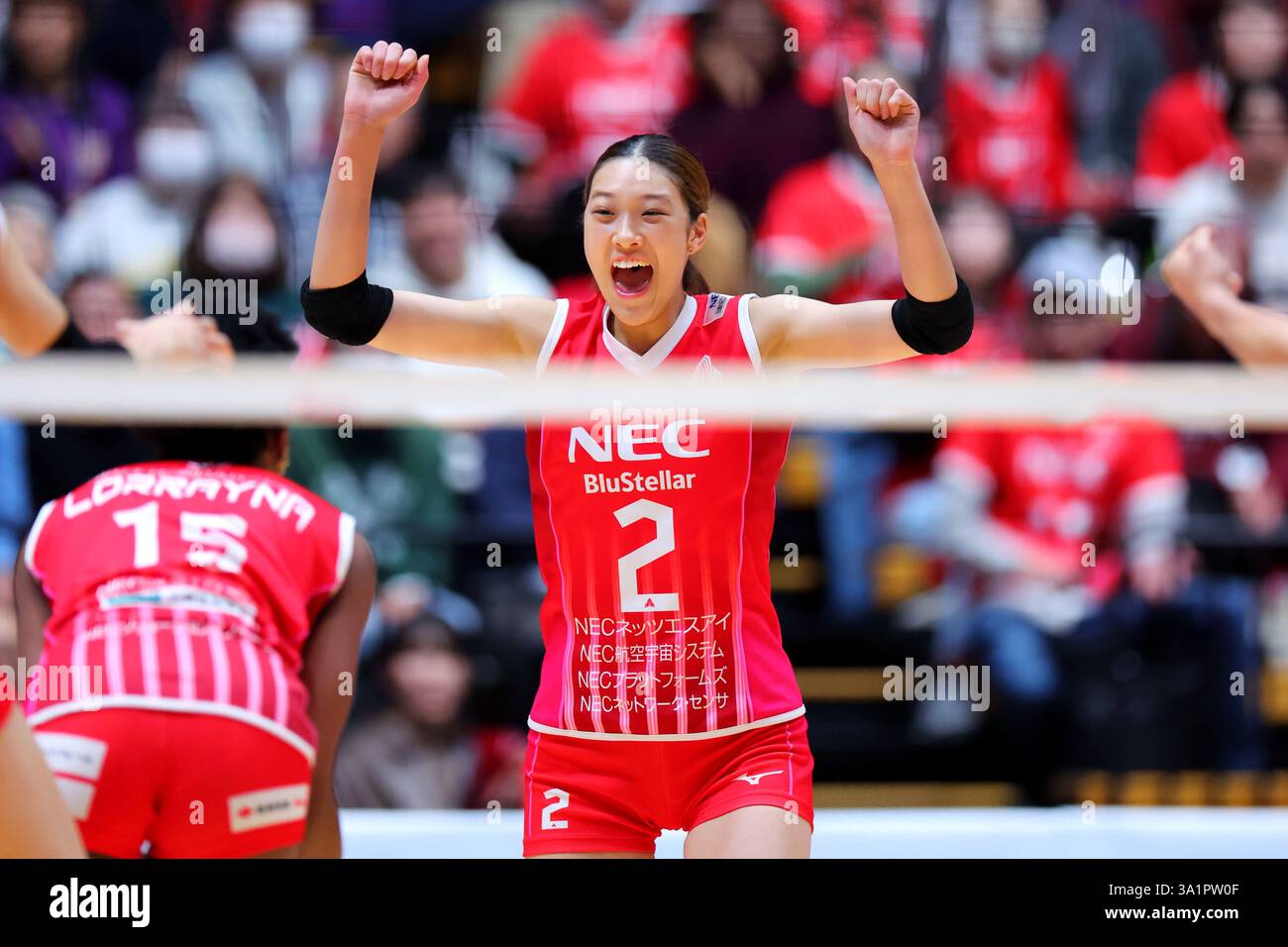 Ota-City General Gymnasium, Tokyo, Japan. 9th Mar, 2025. Yoshino Sato (NEC), MARCH 9, 2025 ...