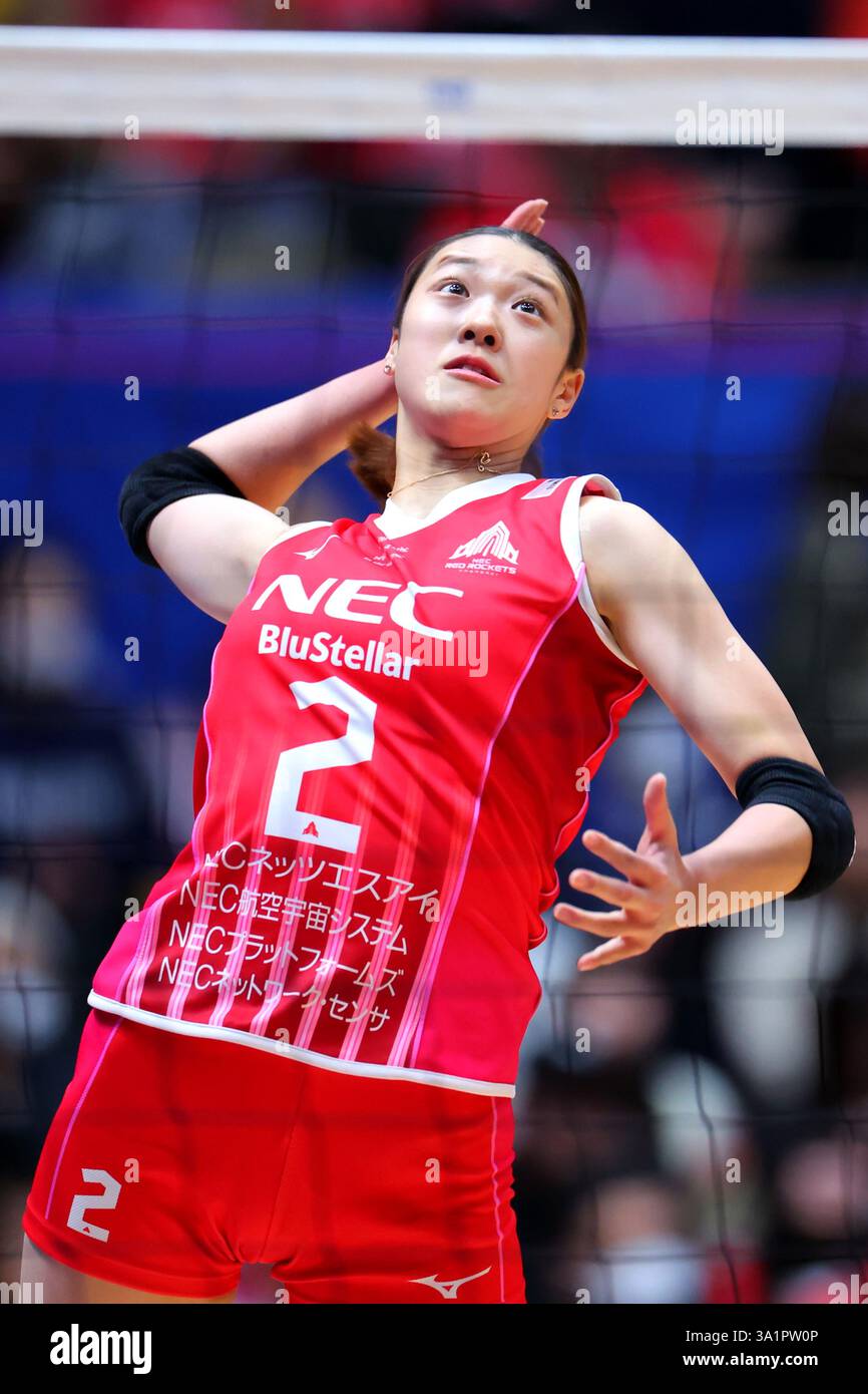 Ota-City General Gymnasium, Tokyo, Japan. 9th Mar, 2025. Yoshino Sato ...