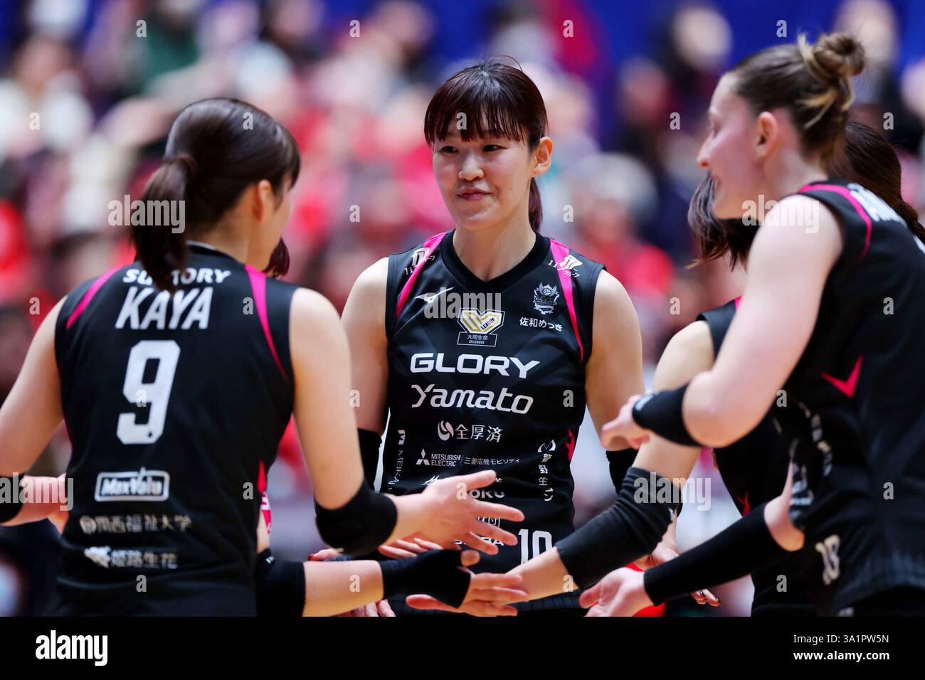 Arisa Inoue (), MARCH 9, 2025 - Volleyball : 2024-25 SV.LEAGUE Women match between NEC Red ...