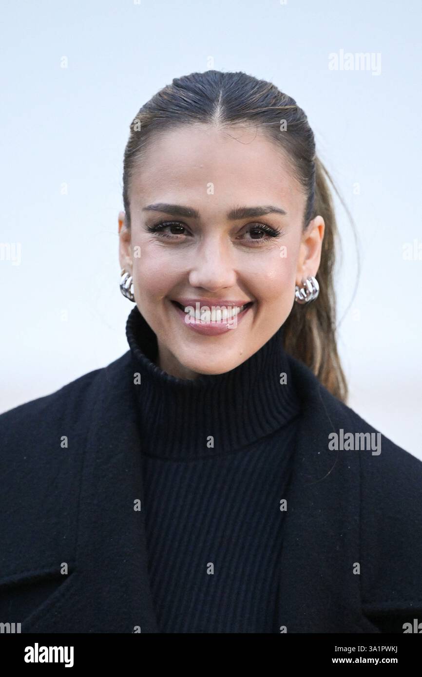 Paris, France. 09th Mar, 2025. Jessica Alba attending the Balenciaga ...