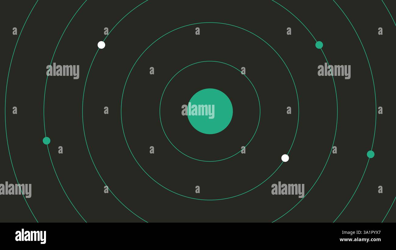 Futuristic Solar System Concept Stock Photo - Alamy