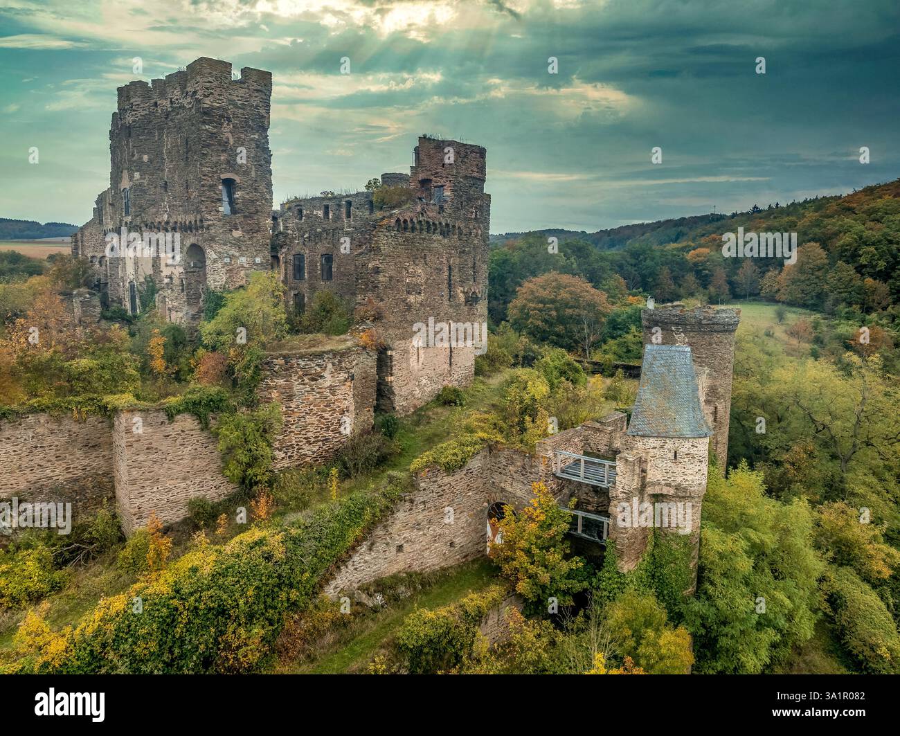 Majestic Reichenberg Castle Ruin: A Historic German Landmark Standing ...