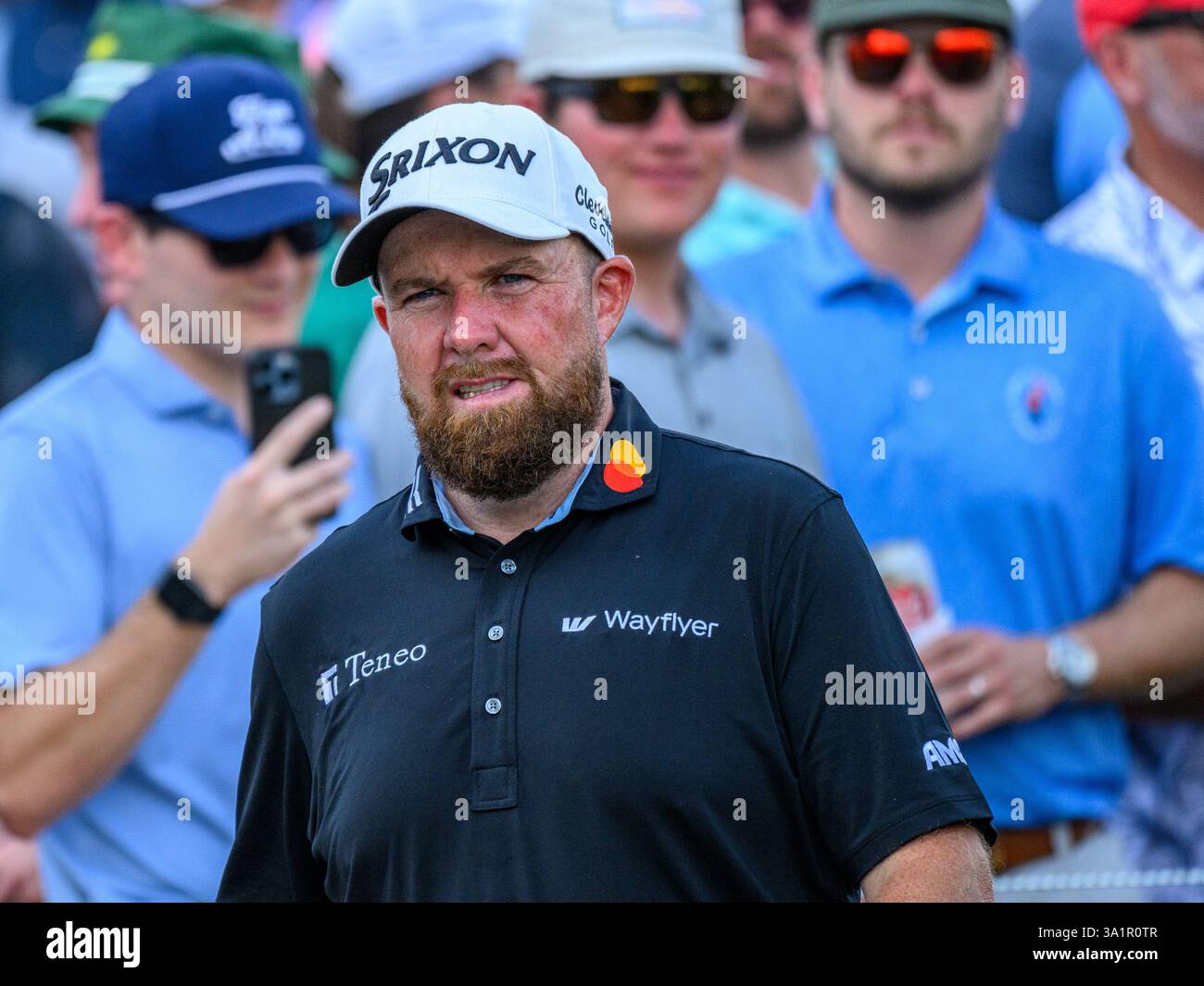 March 9, 2025: Shane Lowry of Ireland walking off the 15th tee during ...