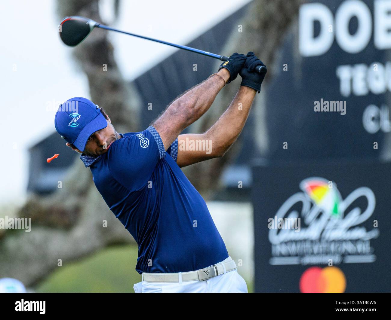 Orlando, FL, USA. 9th Mar, 2025. Aaron Rai of England on the 15th tee ...