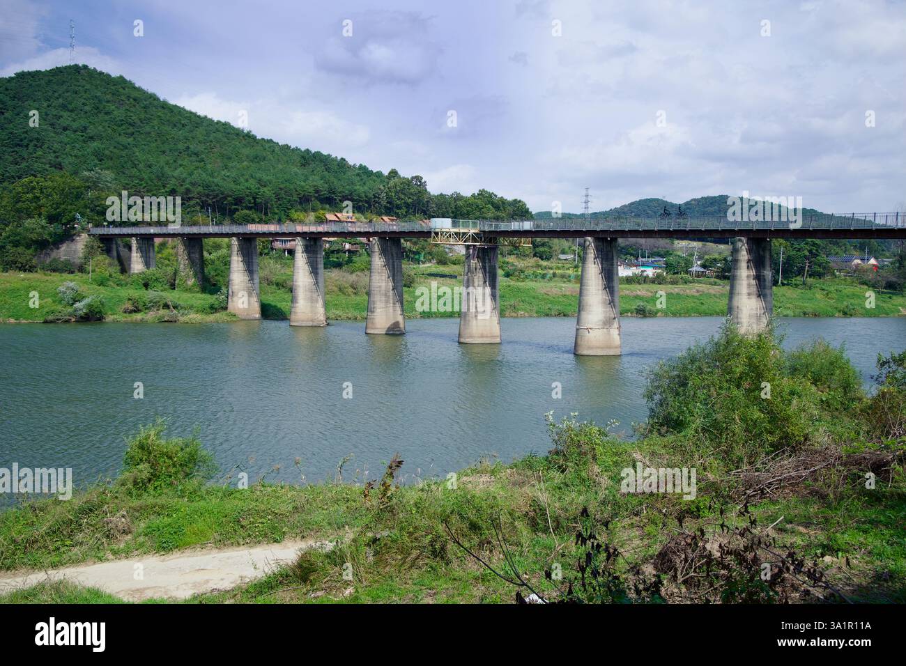 Sunchang County, South Korea - October 4, 2021: A wide view of Hyangga ...
