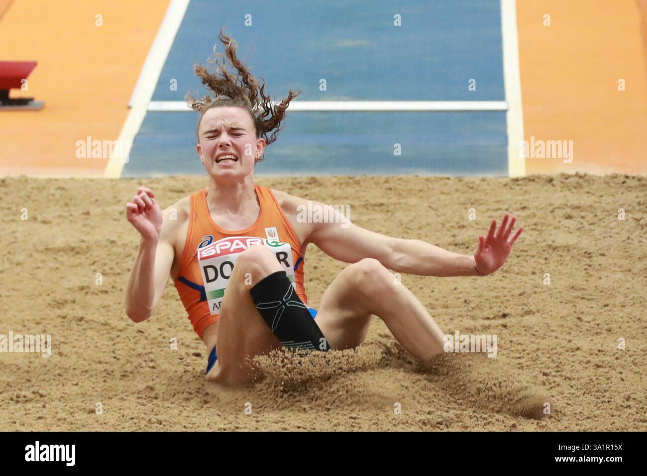 Apeldoorn, Netherlands. 09th Mar, 2025. Apeldoorn, Netherlands, March 9th 2025: Sofie Dokter ...