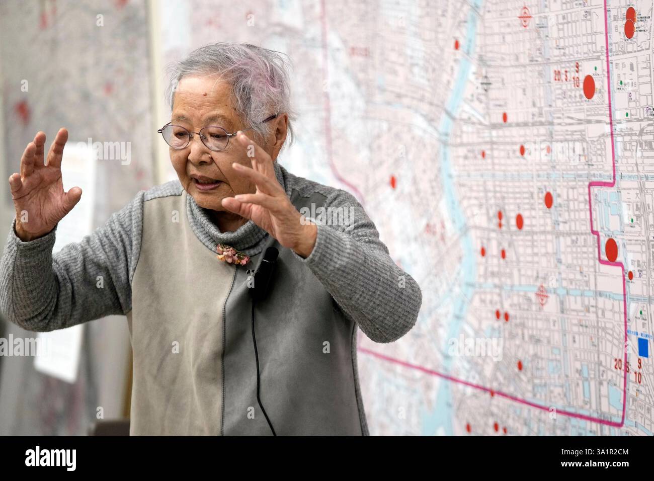Shizuyo Takeuchi, 94-year-old Tokyo raid survivor, shares her ...