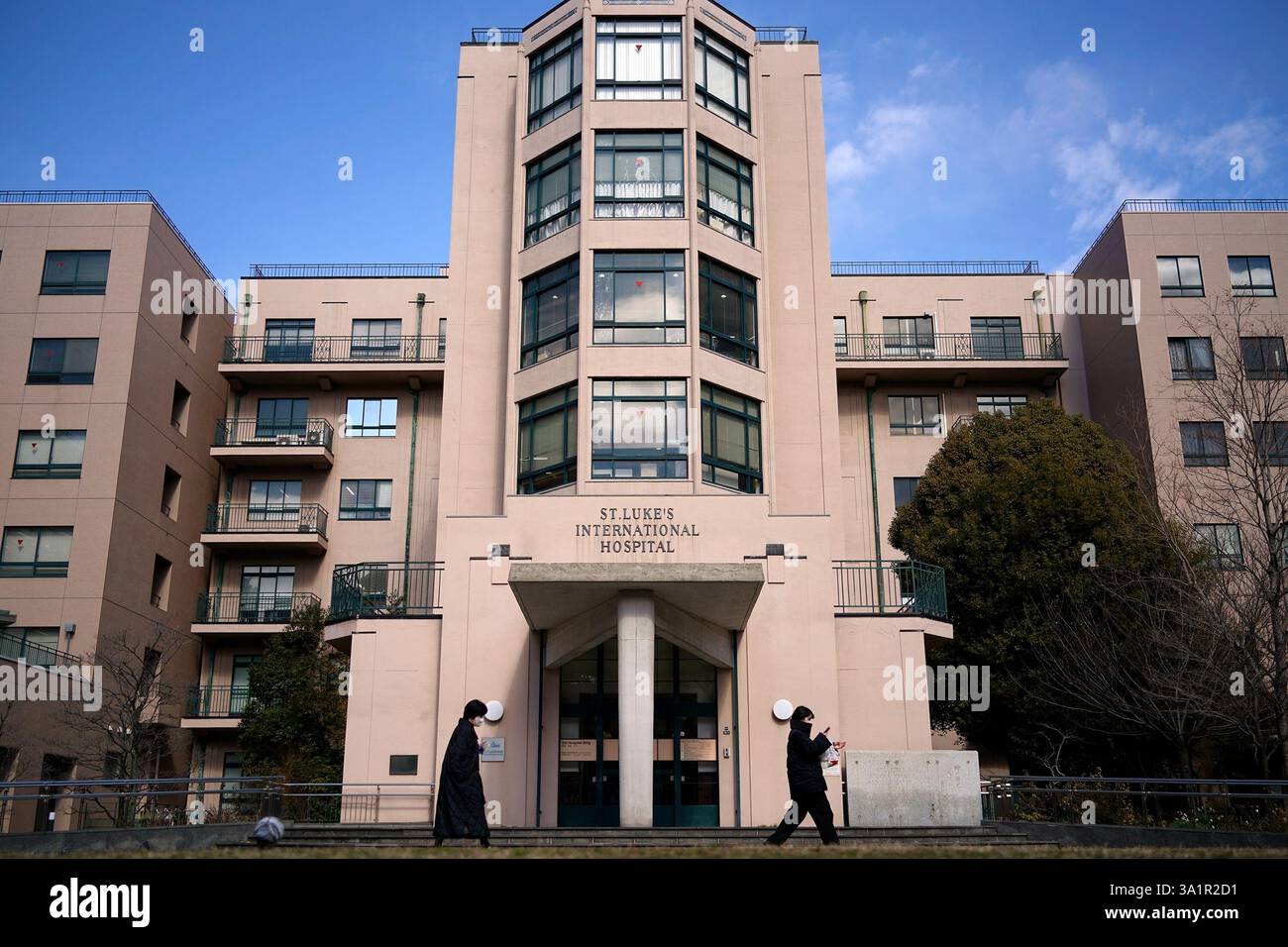 St. Luke's International Hospital is seen on Feb. 18, 2025, at in Tokyo ...