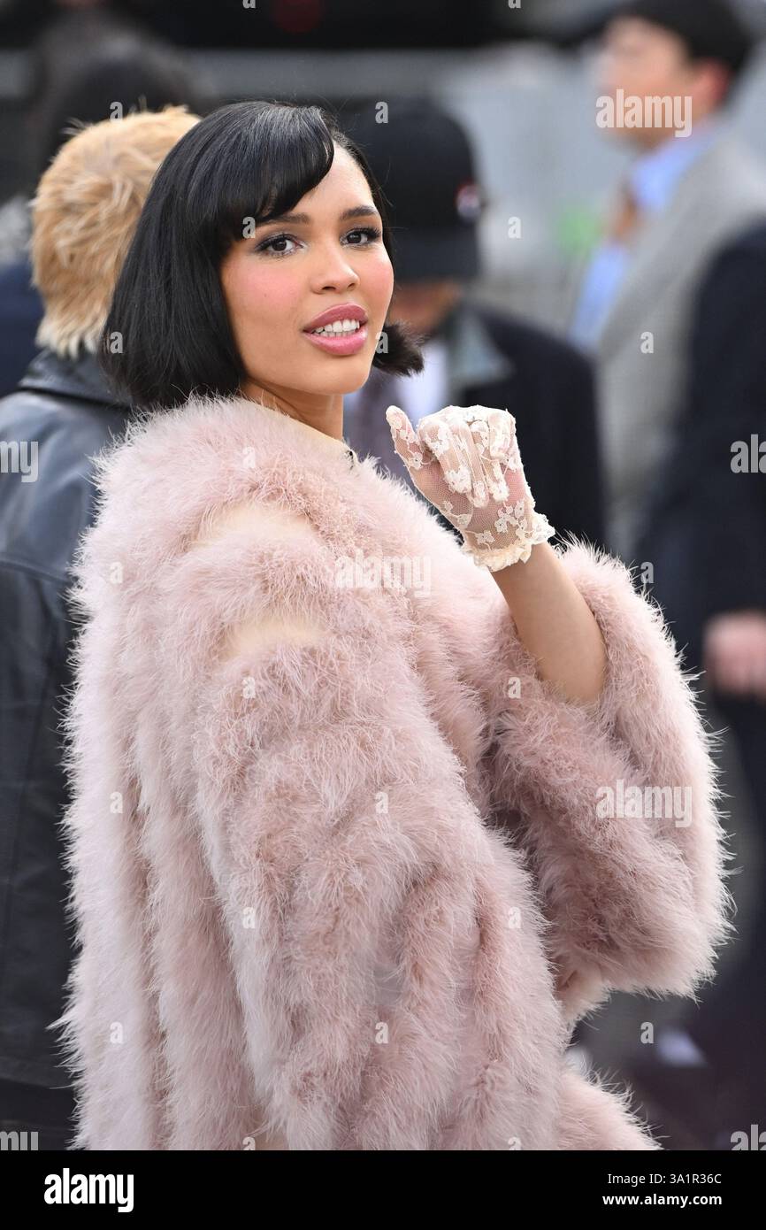 Paris, France. 09th Mar, 2025. Nara Aziza Smith attending the Valentino ...