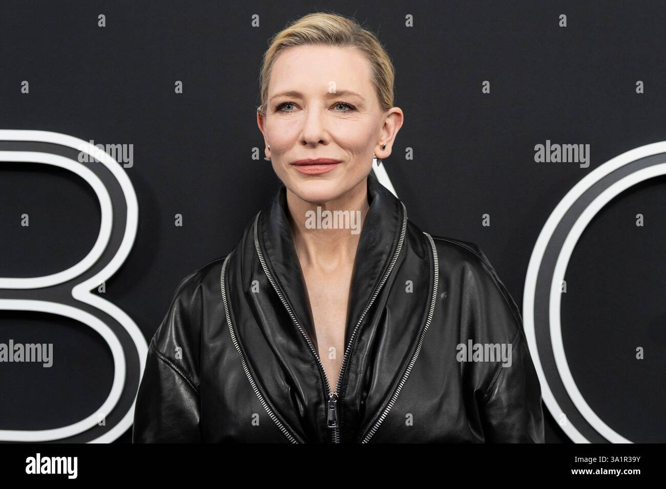 New York, USA. 09th Mar, 2025. Cate Blanchett wearing dress by Sarah ...