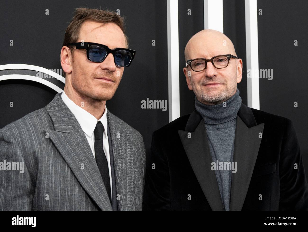 New York, USA. 09th Mar, 2025. Michael Fassbender and Steven Soderbergh ...