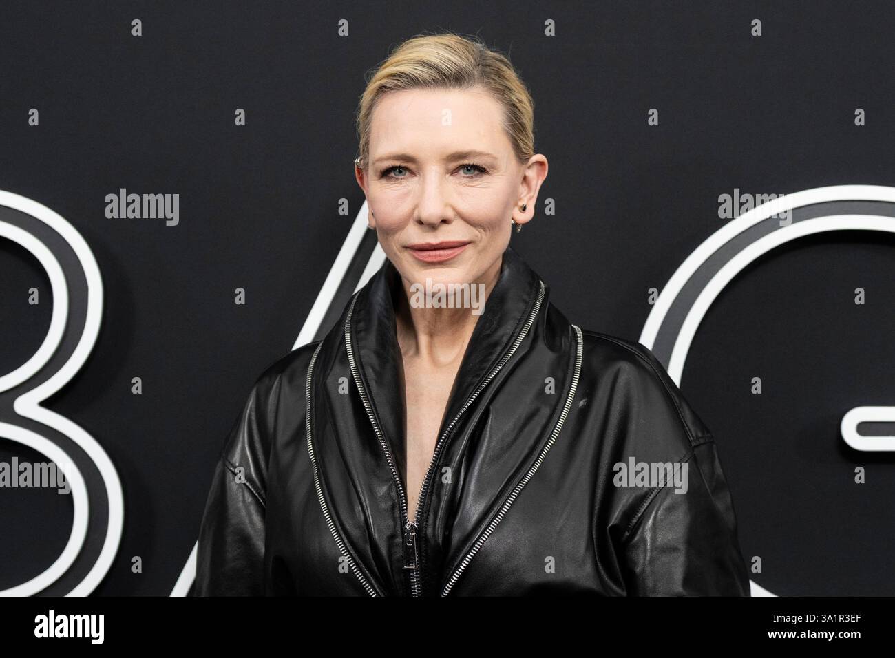 New York, USA. 09th Mar, 2025. Cate Blanchett wearing dress by Sarah ...