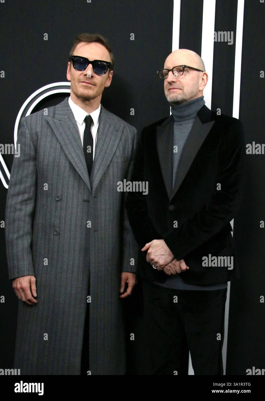 New York, NY, USA. 9th Mar, 2025. Michael Fassbender and Steven ...
