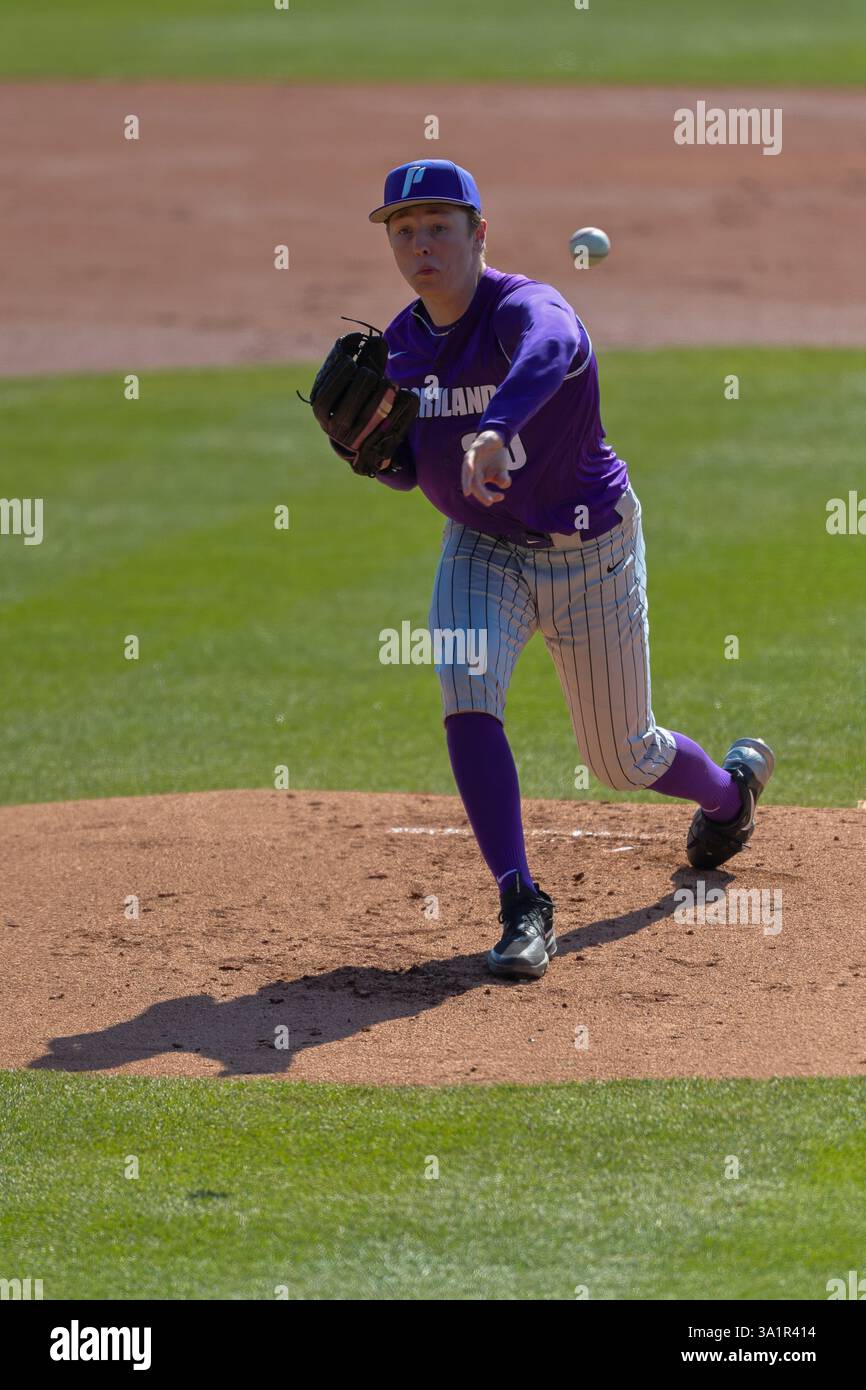 March 9, 2025: Pilots pitcher Ryan Rembisz (30) releases a ball towards ...