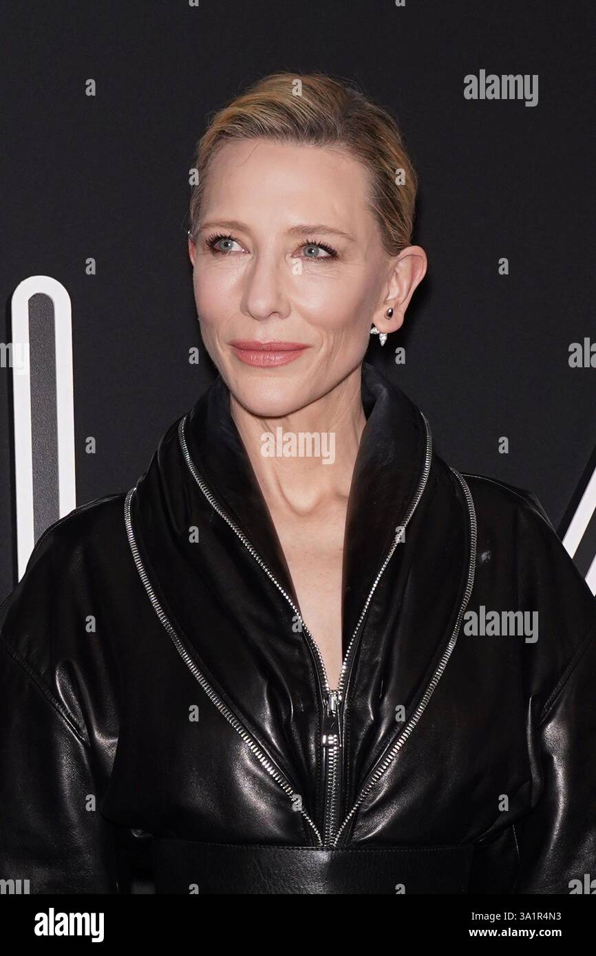 New York, USA. 09th Mar, 2025. Ny. 09th Mar, 2025. Cate Blanchett at ...