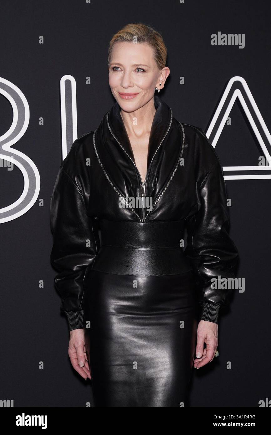 New York, USA. 09th Mar, 2025. Ny. 09th Mar, 2025. Cate Blanchett at ...