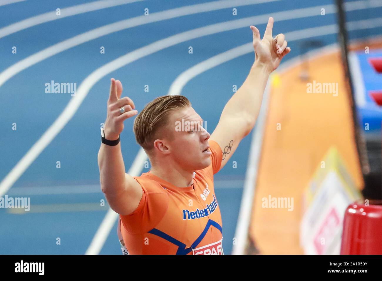 Apeldoorn, Netherlands, March 9th 2025: Nick Smidt (NED) competes in ...