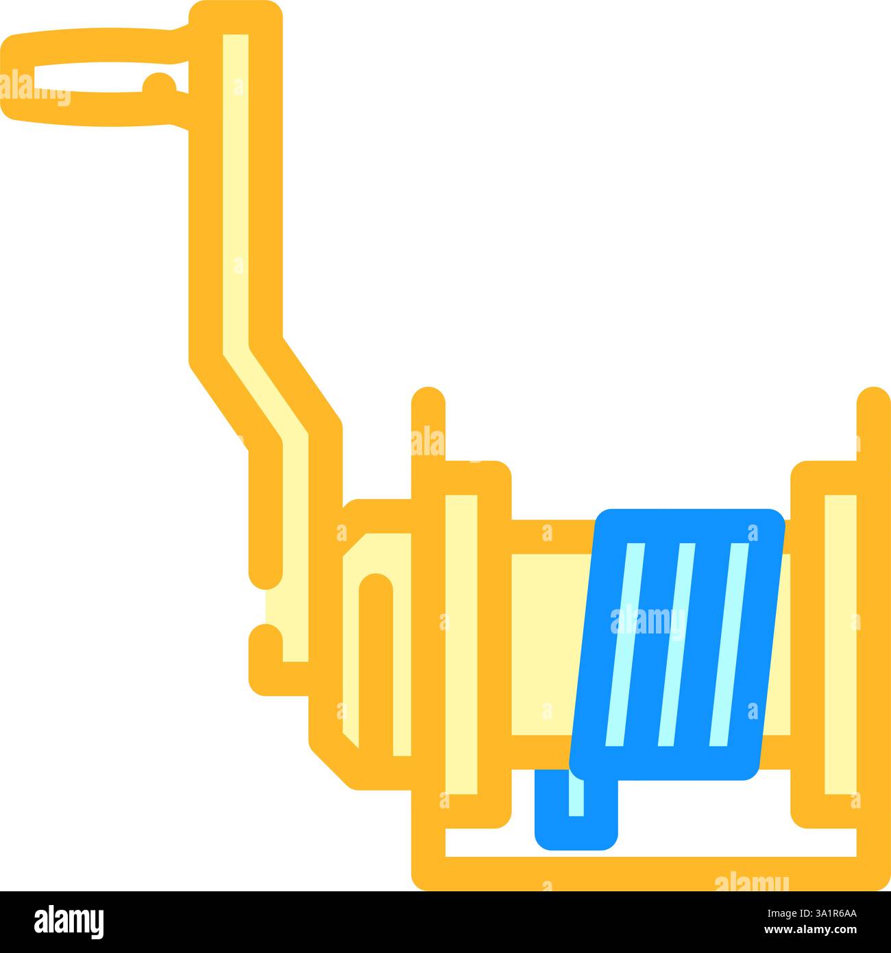 winch handle sailing sport color icon vector illustration Stock Vector ...