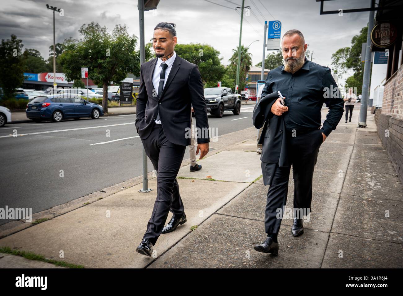 Sydney, Australia. 10th Mar, 2025. Penrith Panthers player Taylan May ...