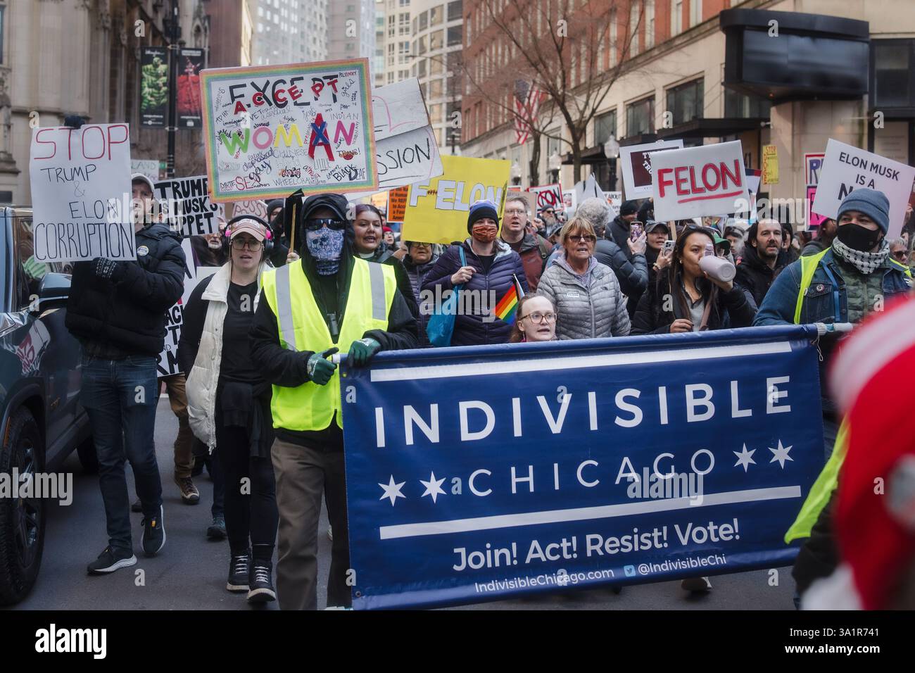 Chicago, USA. 08 Mar 2025. Organized by several groups including ...
