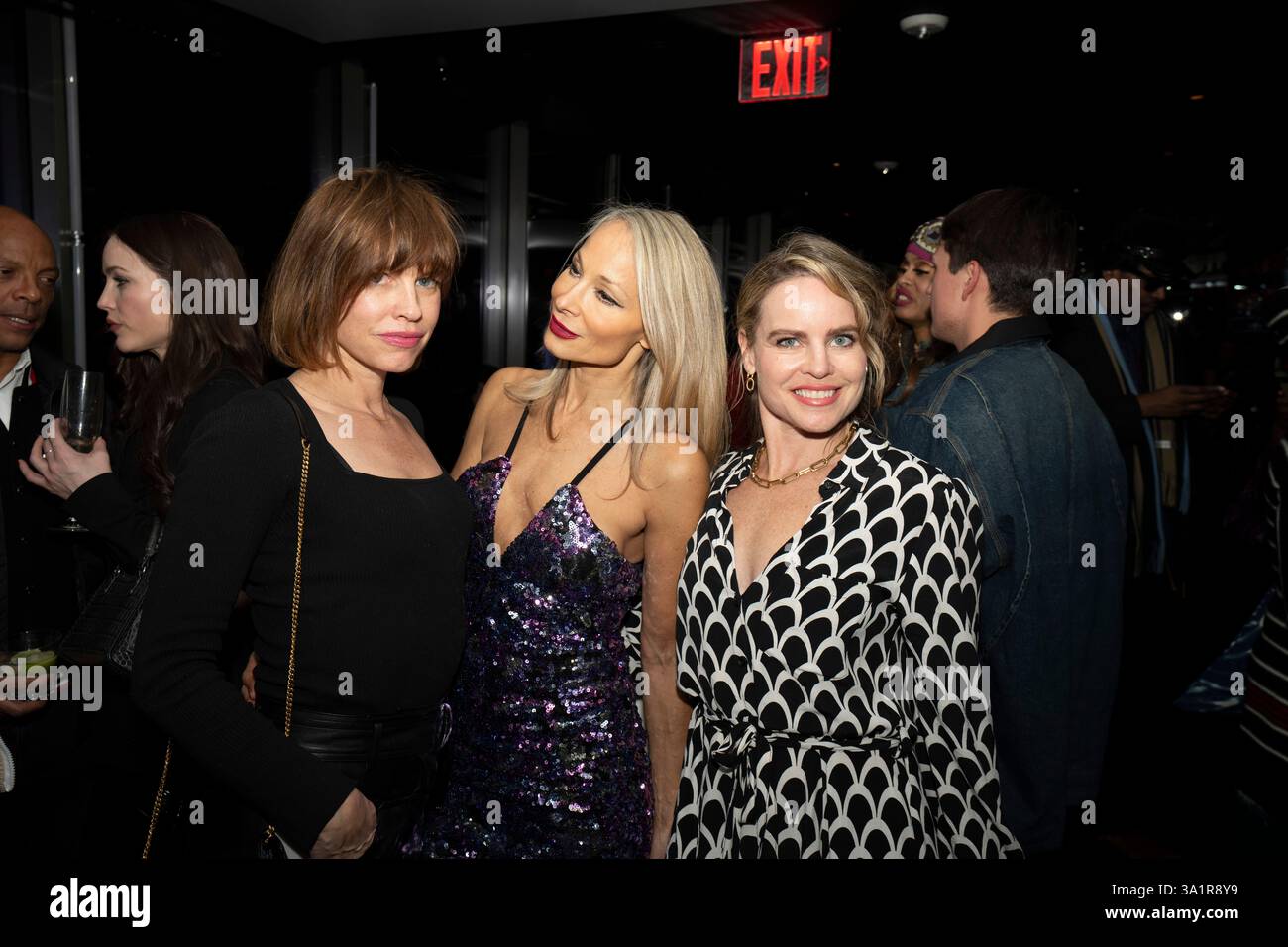 Lesley Feipel, Indira Cesarine and Andrea Cutter attends The Untitled ...