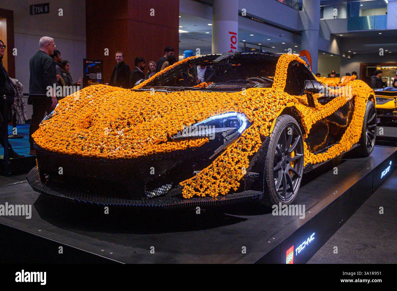 Toronto, ON, Canada - February 14, 2025: LEGO Technic McLaren P1 ...