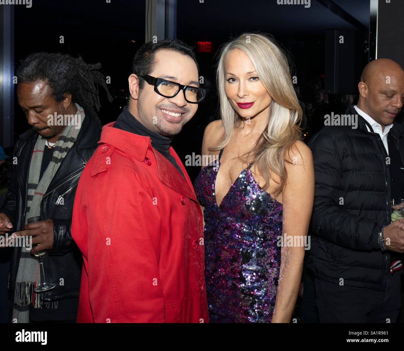 Kristopher Fraser and Indira Cesarine attends The Untitled Space Uprise ...
