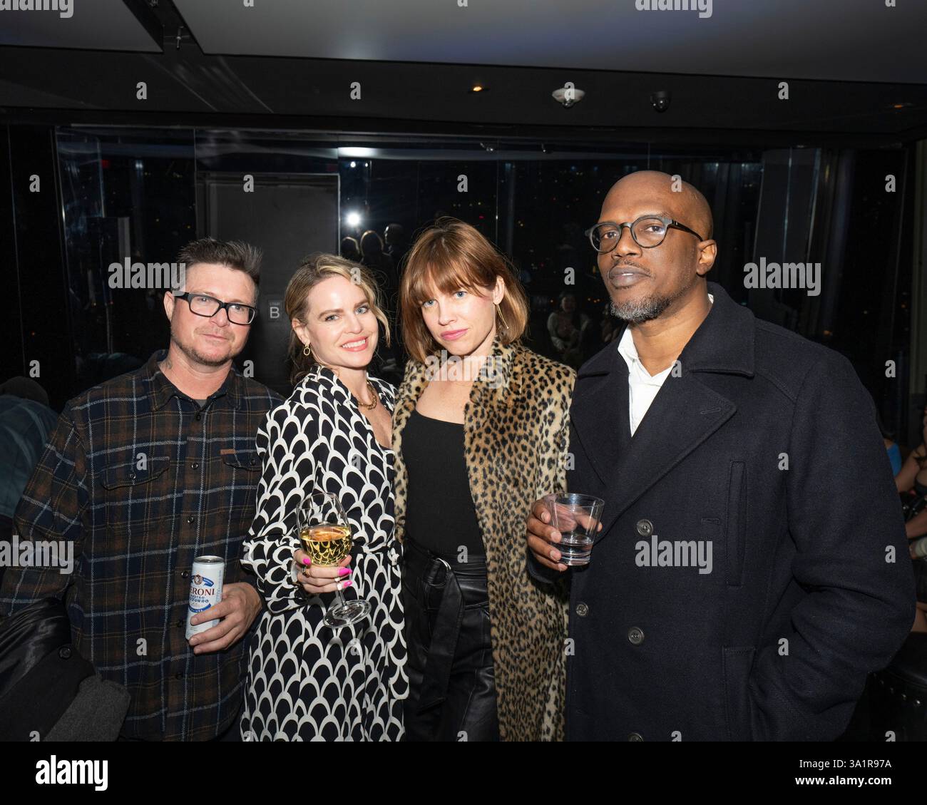 Guest, Andrea Cutter, Lesley Feipel and guest attends The Untitled ...