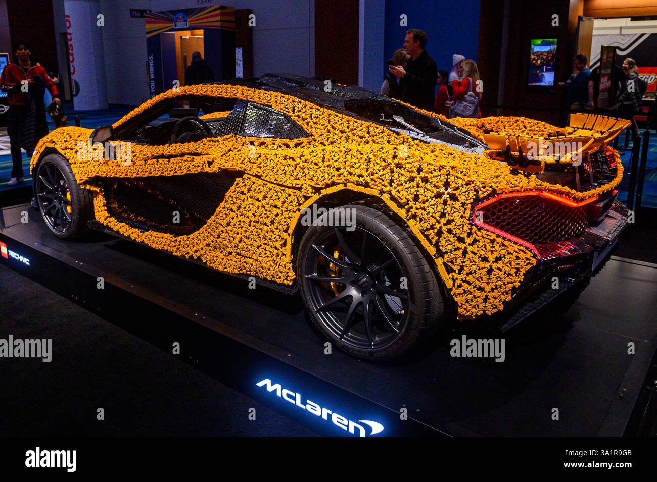 Toronto, ON, Canada - February 14, 2025: LEGO Technic McLaren P1 ...