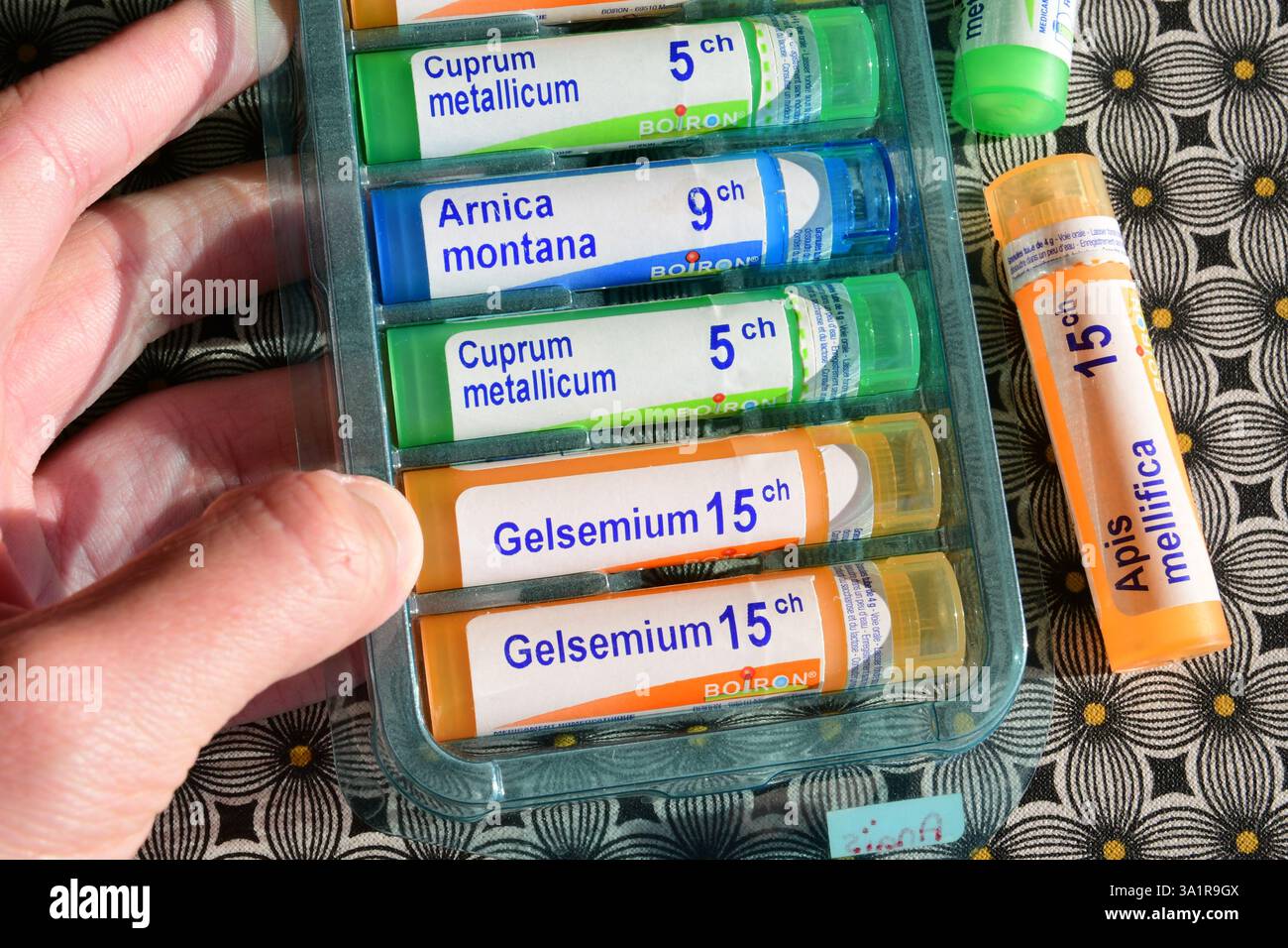 In this photo illustration, Homeopathy doses Arnica Montana, Gelsemium ...