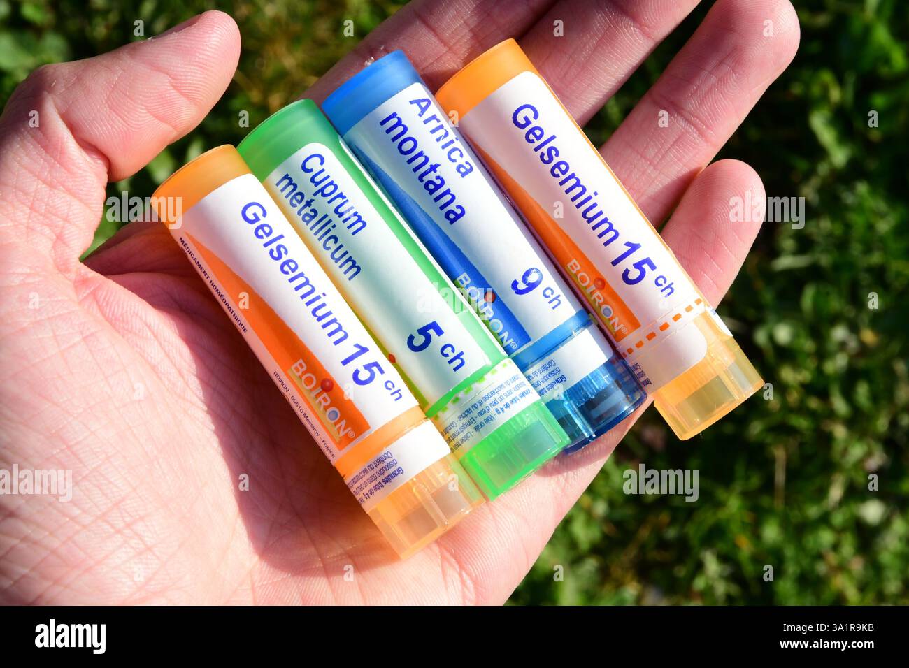 In this photo illustration, Homeopathy doses Arnica Montana, Gelsemium ...