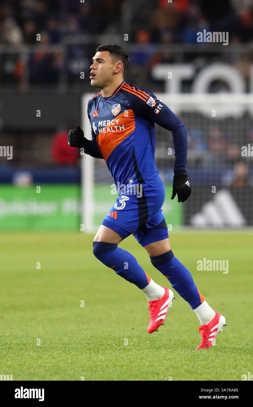 Cincinnati, Ohio, USA. 8th Mar, 2025. FC Cincinnati's Gilberto Flores ...