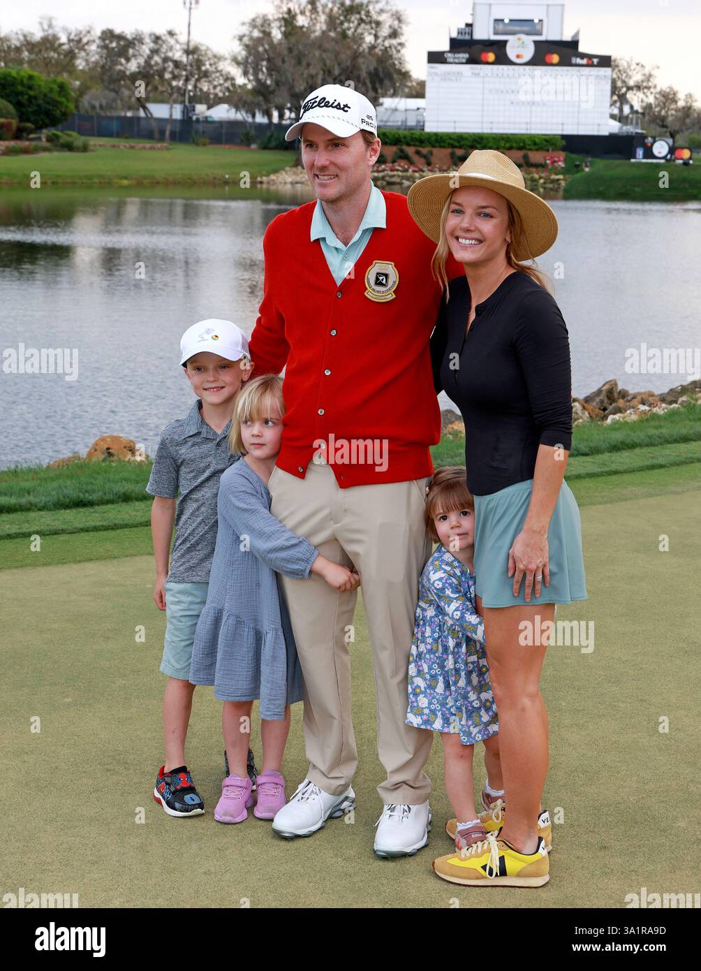 ORLANDO, FL - MARCH 09: PGA golfer Russell Henley with his wife Teil ...