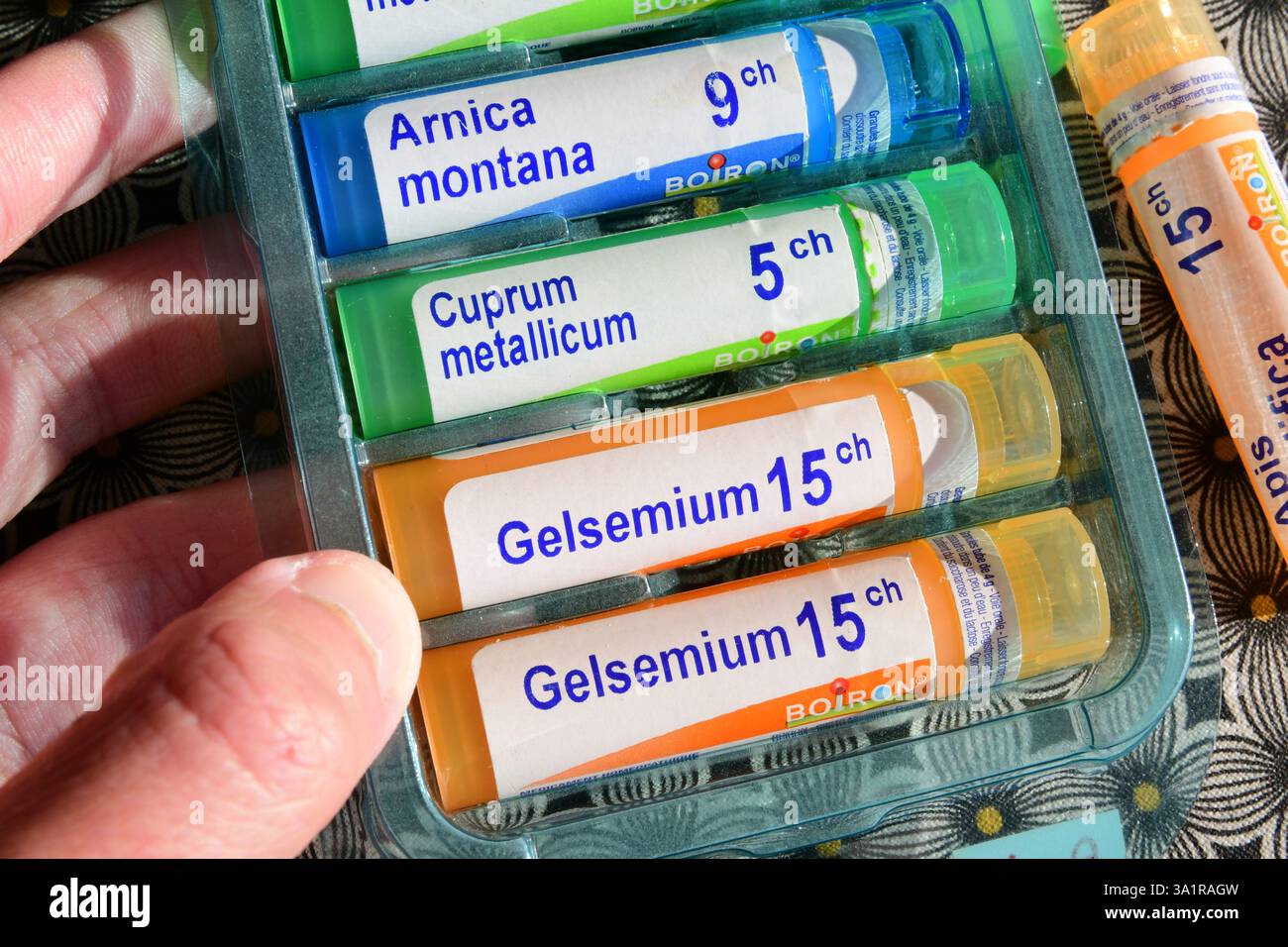 In this photo illustration, Homeopathy doses Arnica Montana, Gelsemium ...