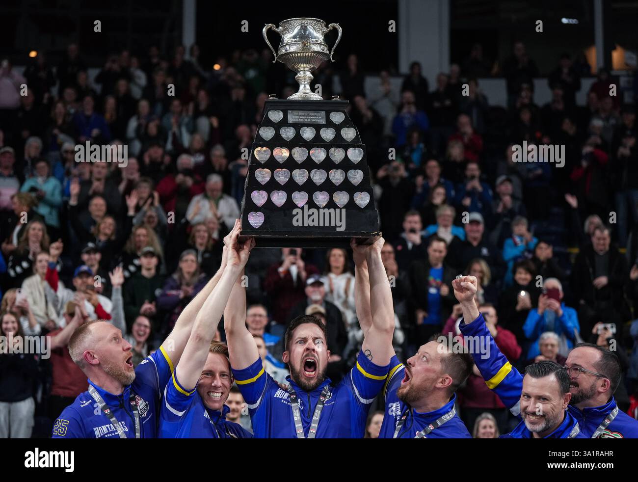 Alberta-Jacobs skip Brad Jacobs, from left to right, third Marc Kennedy ...