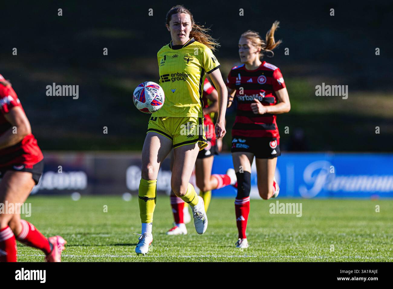 WELLINGTON, NEW ZEALAND - March 09: Wellington Phoenix midfielder ...