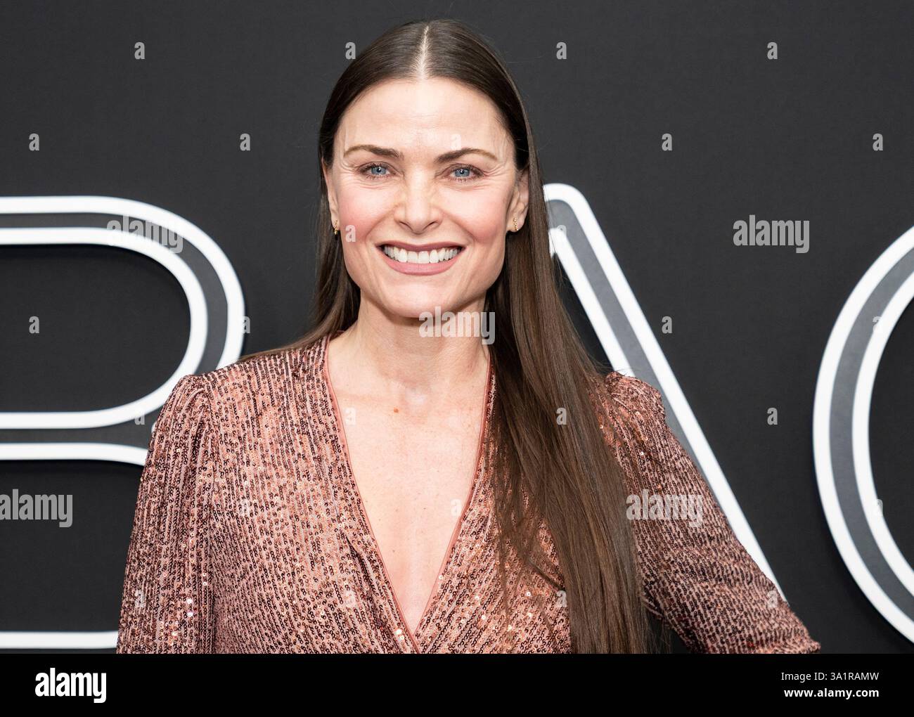 New York, USA. 09th Mar, 2025. Tara Westwood attends premiere of 'Black ...