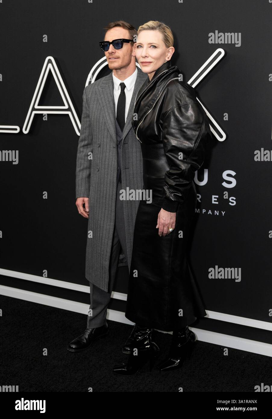 Michael Fassbender and Cate Blanchett wearing dress by Sarah Burton for ...