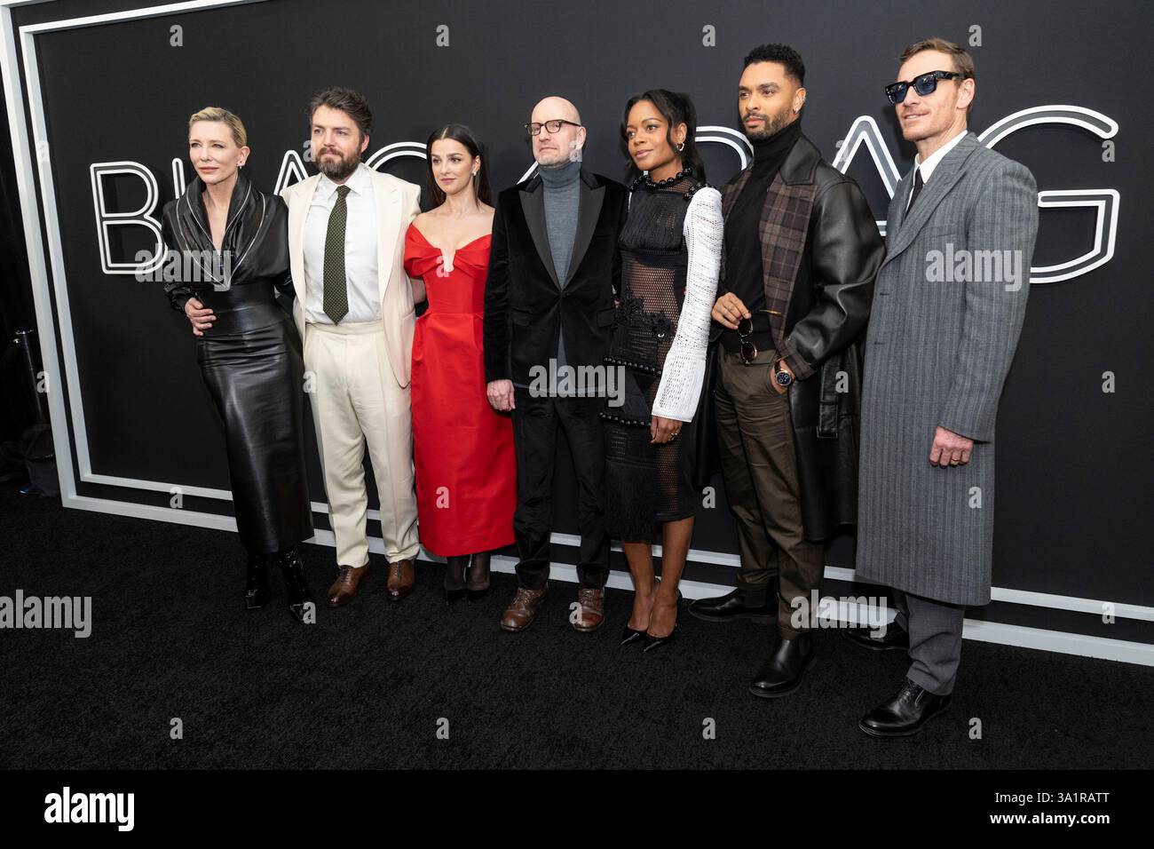 New York, USA. 09th Mar, 2025. Cate Blanchett, Tom Burke, Marisa Abela ...