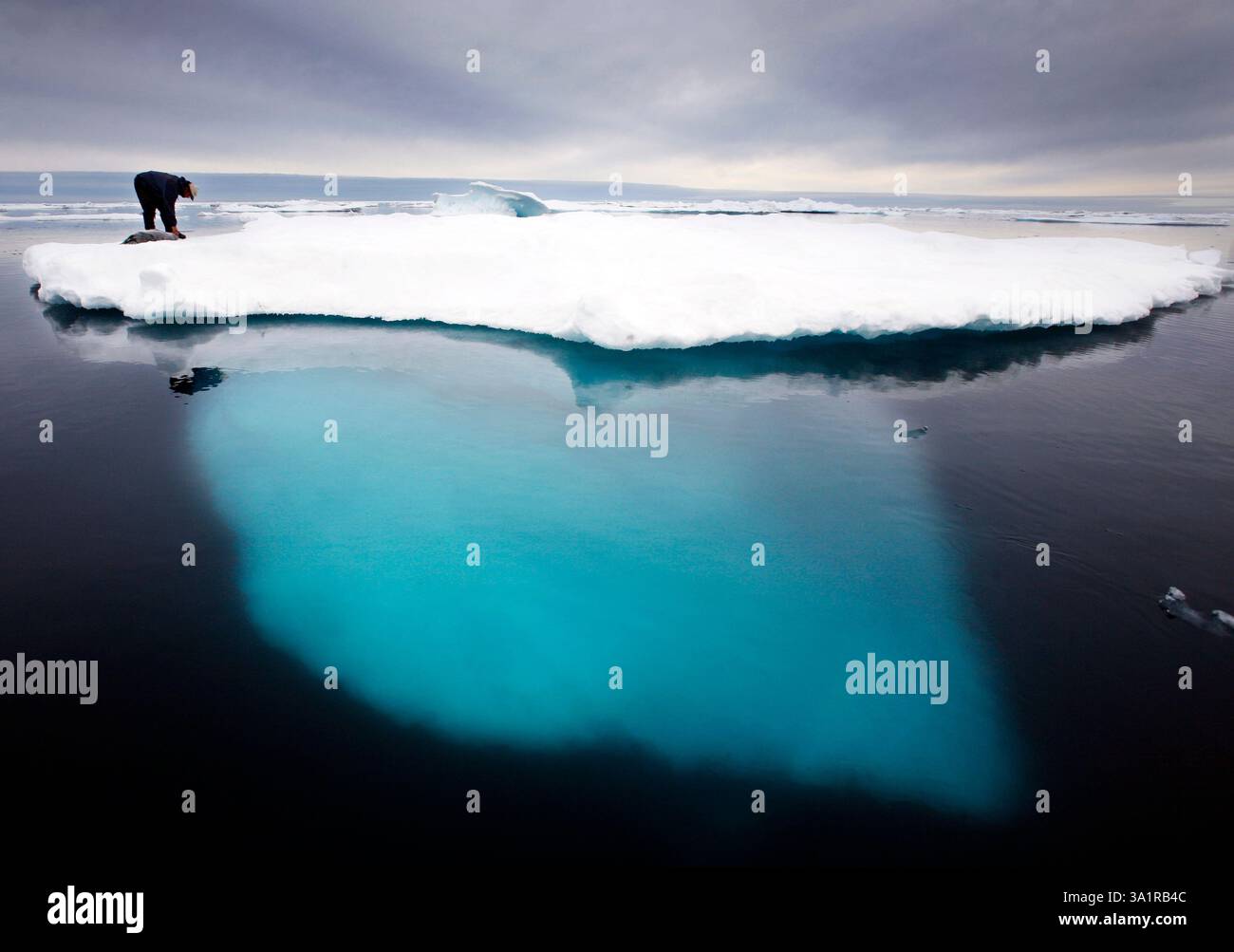 FILE - In this file photo dated July 2007, an Inuit seal hunter touches ...