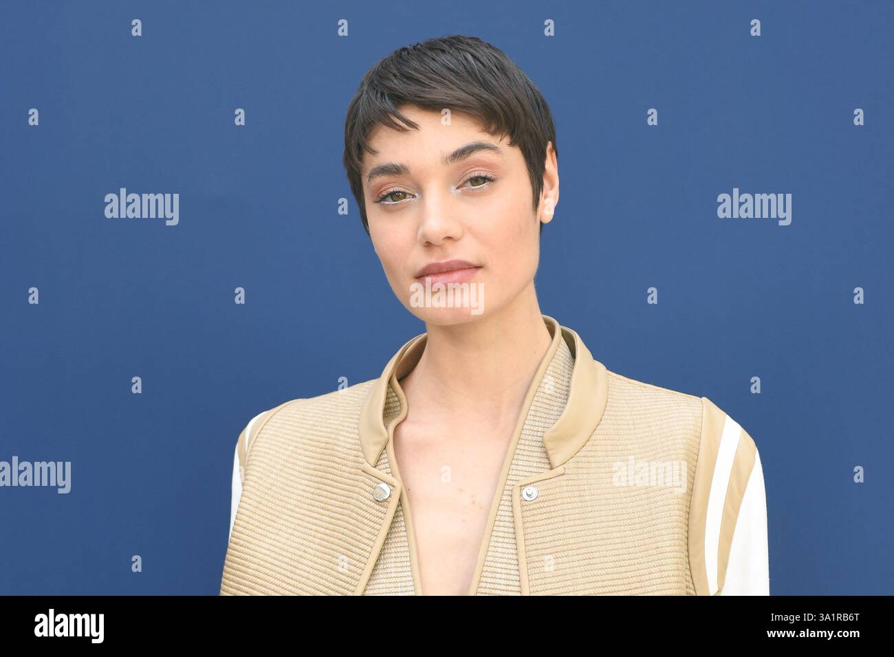Paris, France. 09th Mar, 2025. Sarah Posch attending the Akris ...