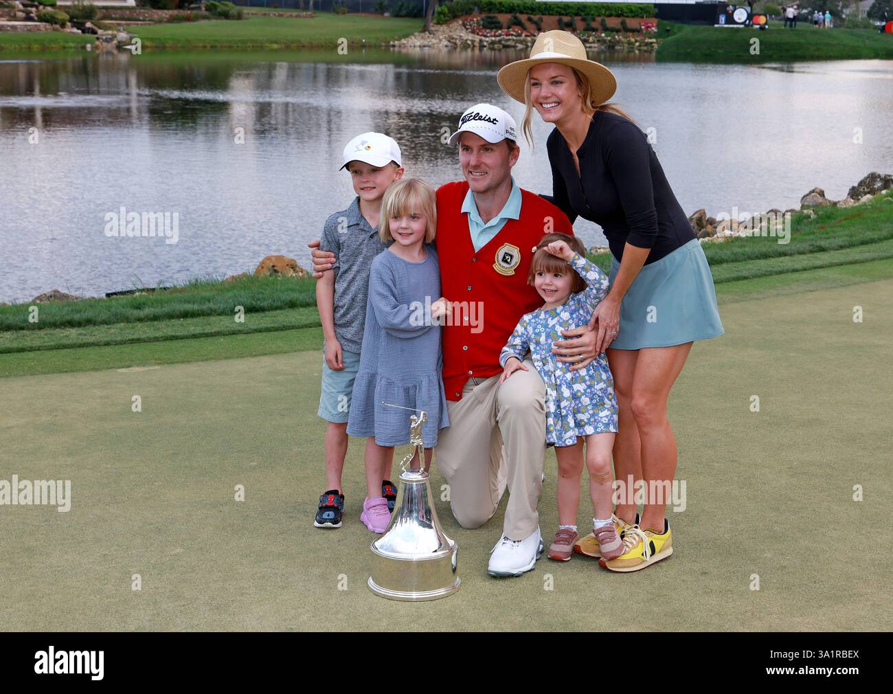 ORLANDO, FL - MARCH 09: PGA golfer Russell Henley with his wife Teil ...