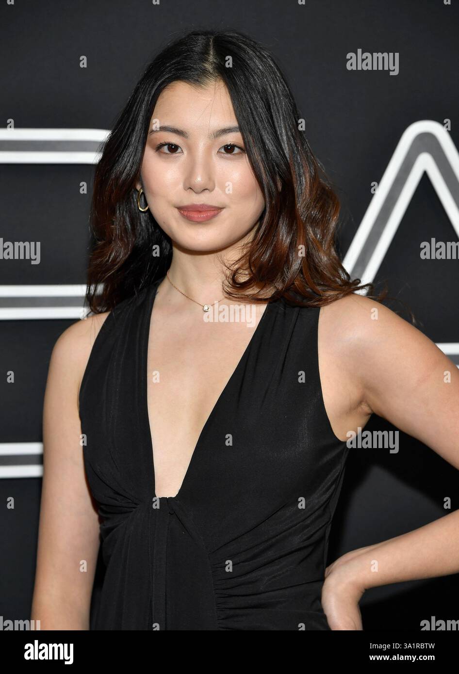 Allison Chen attends the premiere of Focus Features' "Black Bag" at AMC ...