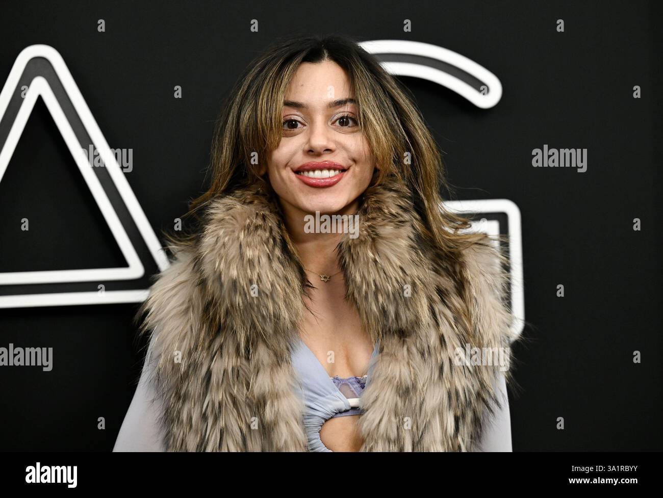 Jade Shenker attends the premiere of Focus Features' "Black Bag" at AMC ...